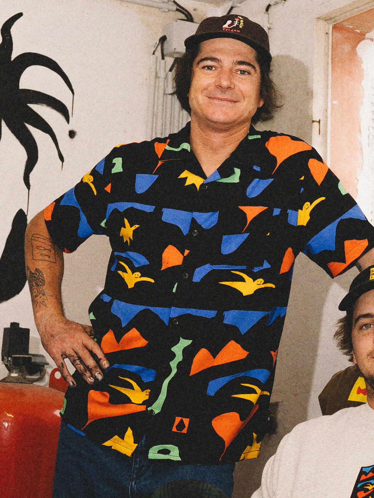 【OUTLET】VOLCOM Arthur Longo Shirt - BLACK