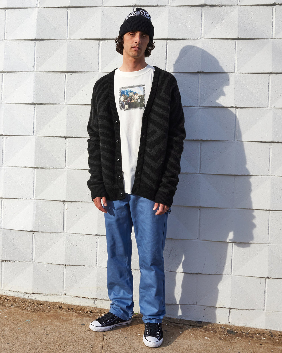 【OUTLET】VOLCOM Driftop Cardigan Sweater - Black @2buy