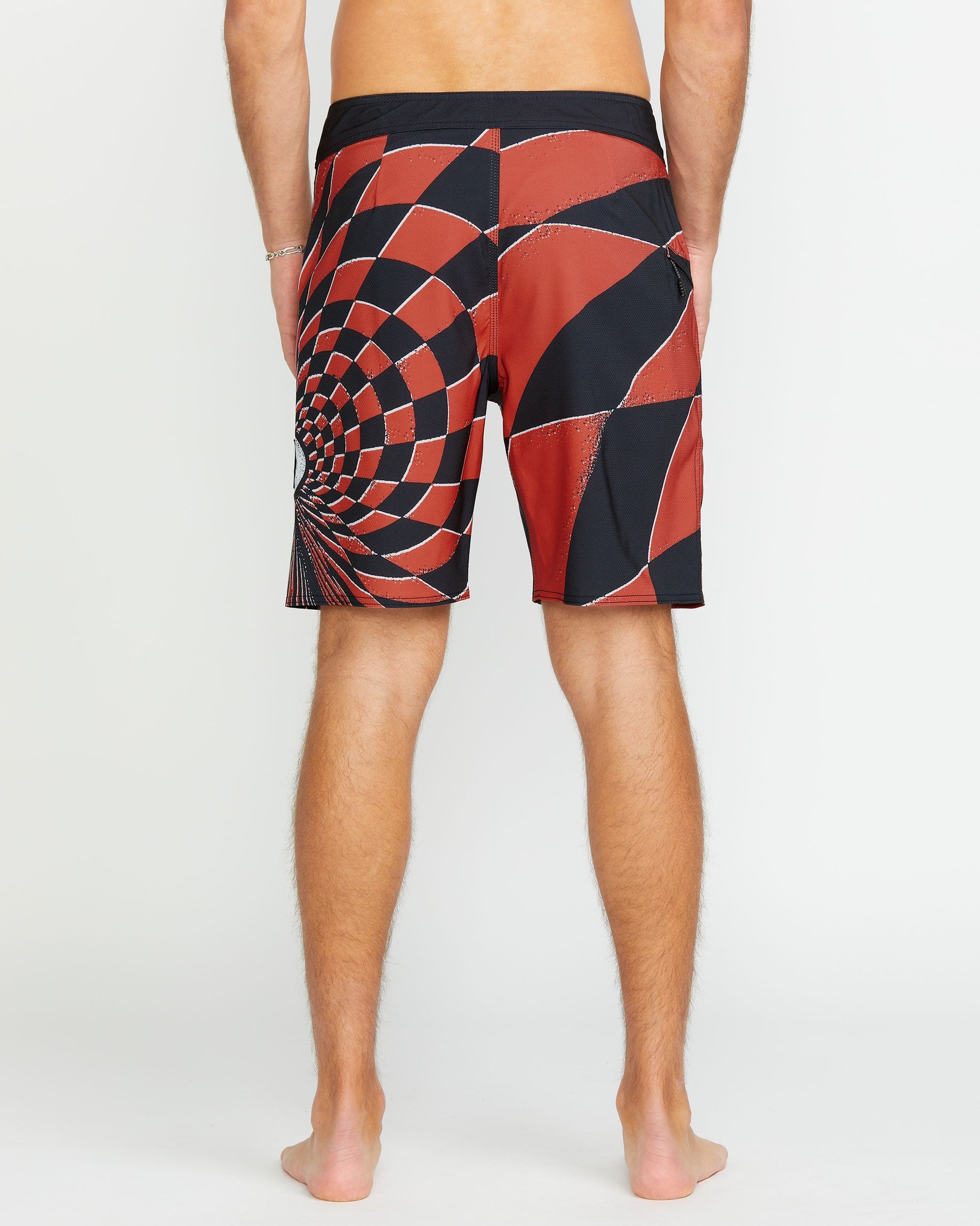 【OUTLET】VOLCOM Spiral Stone Mod-Tech Trunks - Cranberry