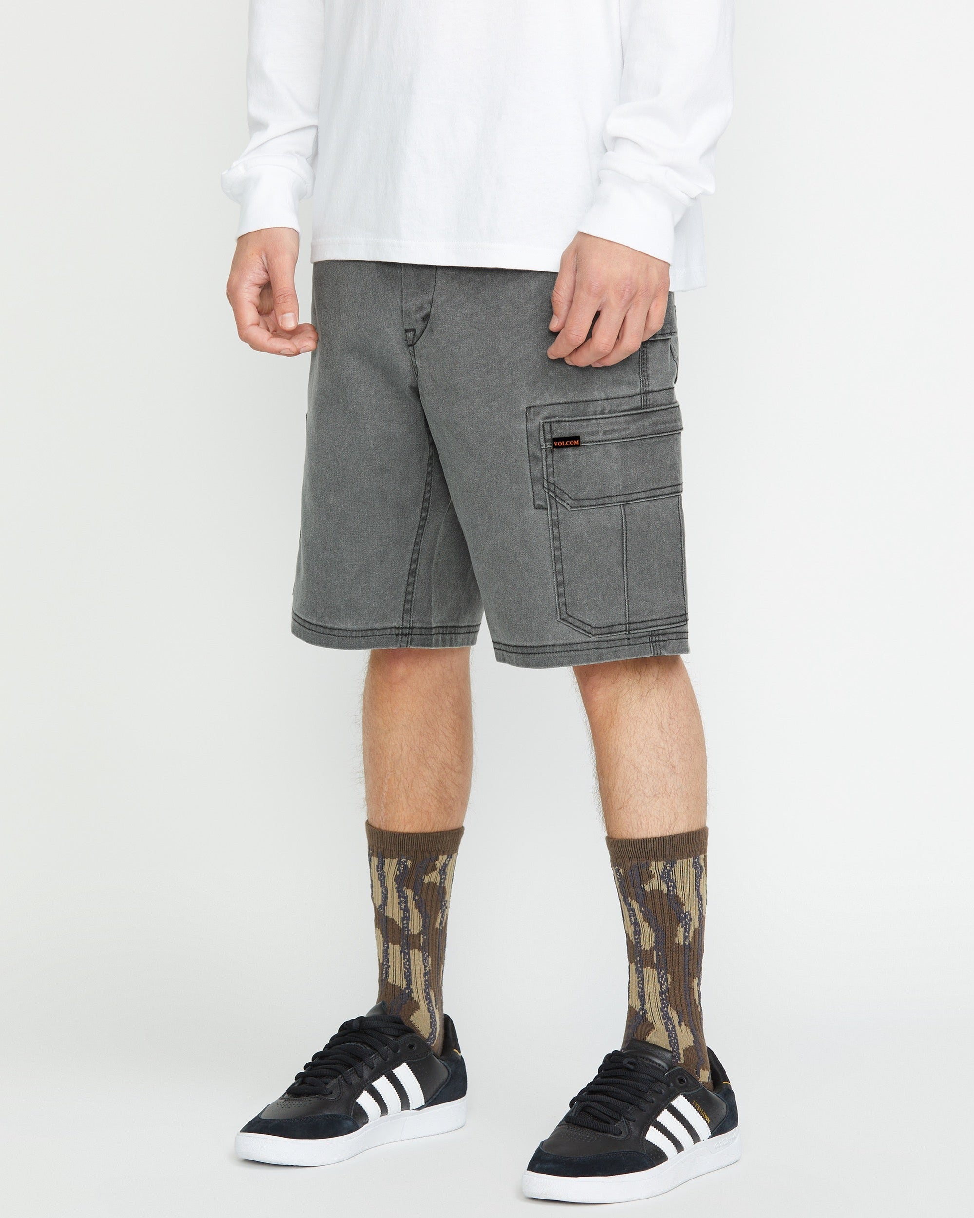 【OUTLET FAMILY SALE】VOLCOM Gage Work Shorts - Stealth
