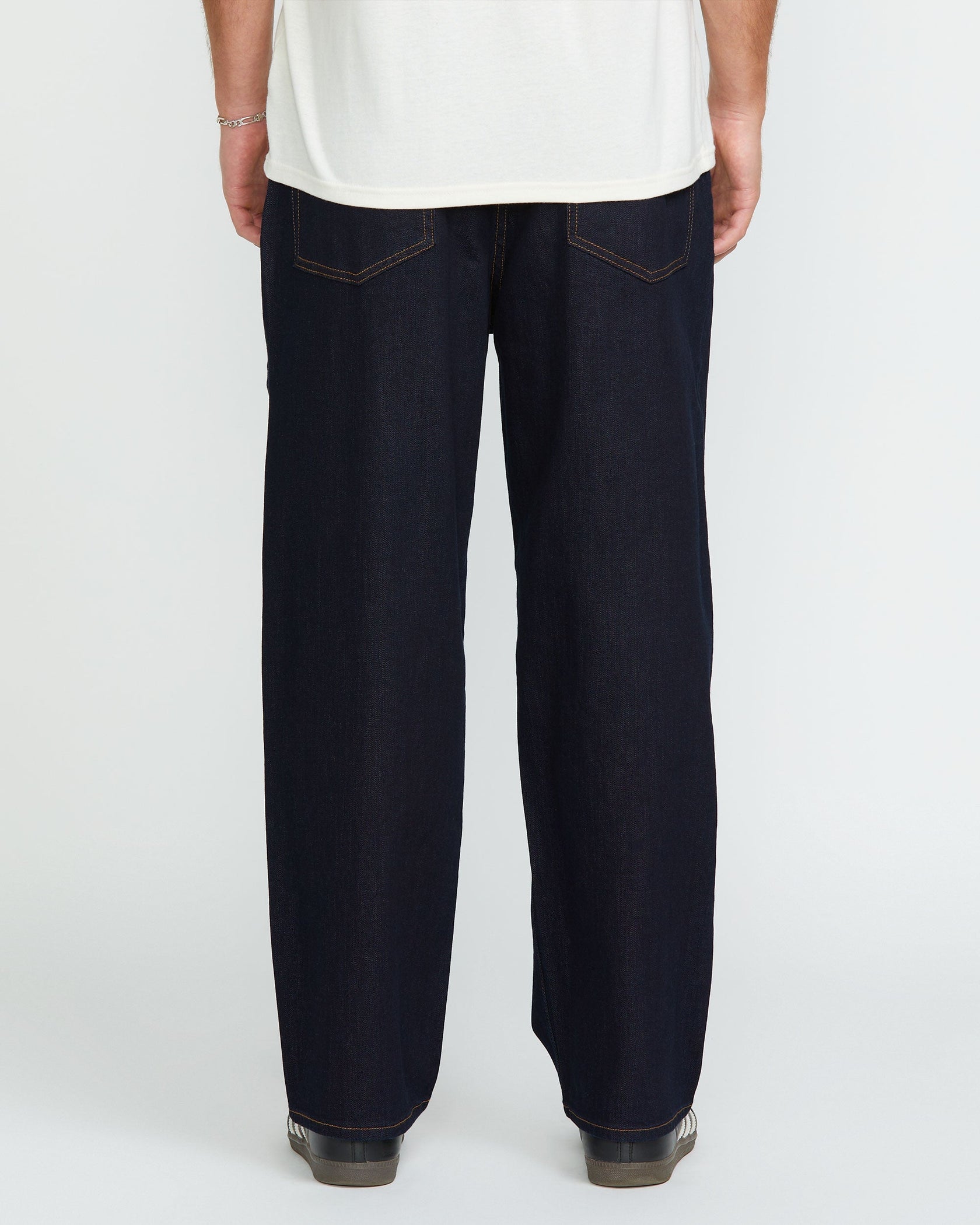 【OUTLET FAMILY SALE】VOLCOM Billow Loose Fit Jeans - Rinse
