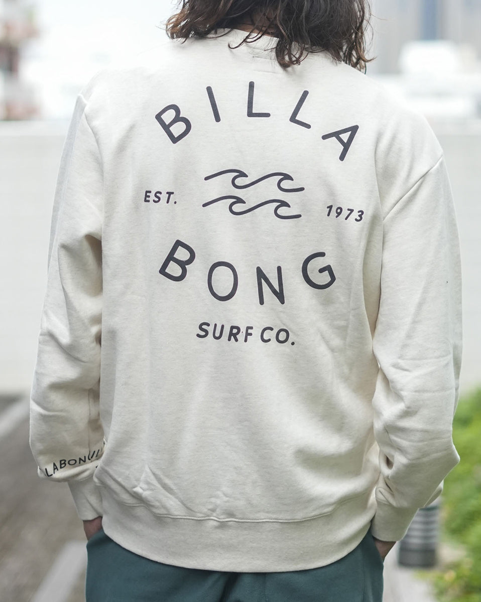 【OUTLET】BILLABONG メンズ ONE TIME トレーナー OAT 【2024年秋冬モデル】