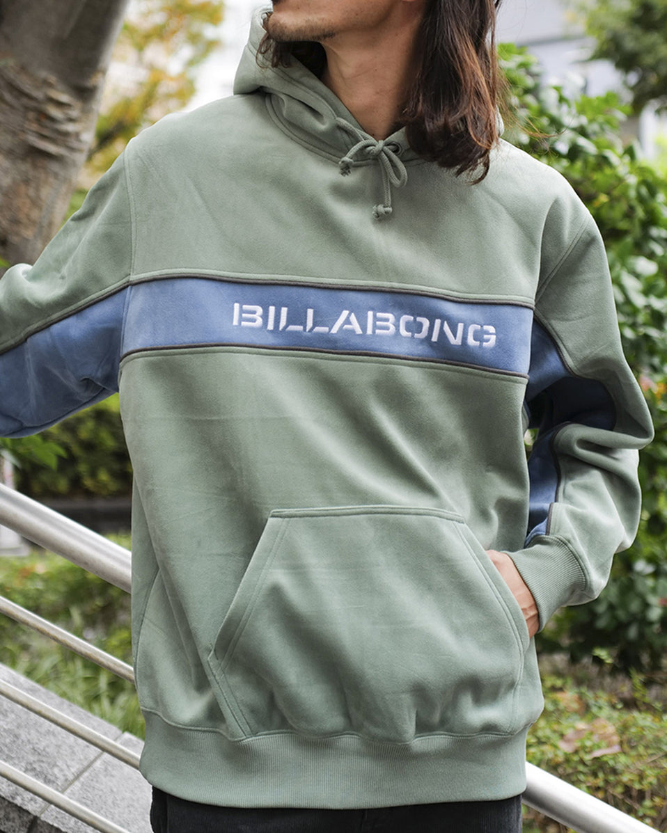 【OUTLET】BILLABONG メンズ Y2K PANEL PARKA パーカー GRN 【2024年秋冬モデル】