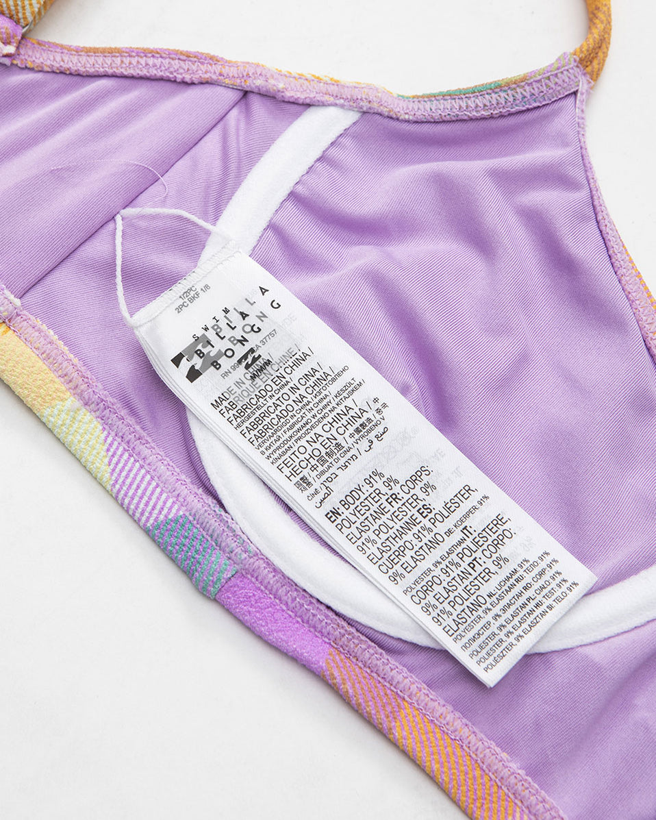 【OUTLET】BILLABONG レディース WARM WAVES LILA DD BRALETTE ブラレッタビキニ MUL 【2024