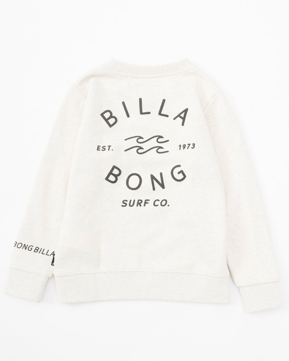 【OUTLET】BILLABONG キッズ ONE TIME トレーナー OAT 【2024年秋冬モデル】
