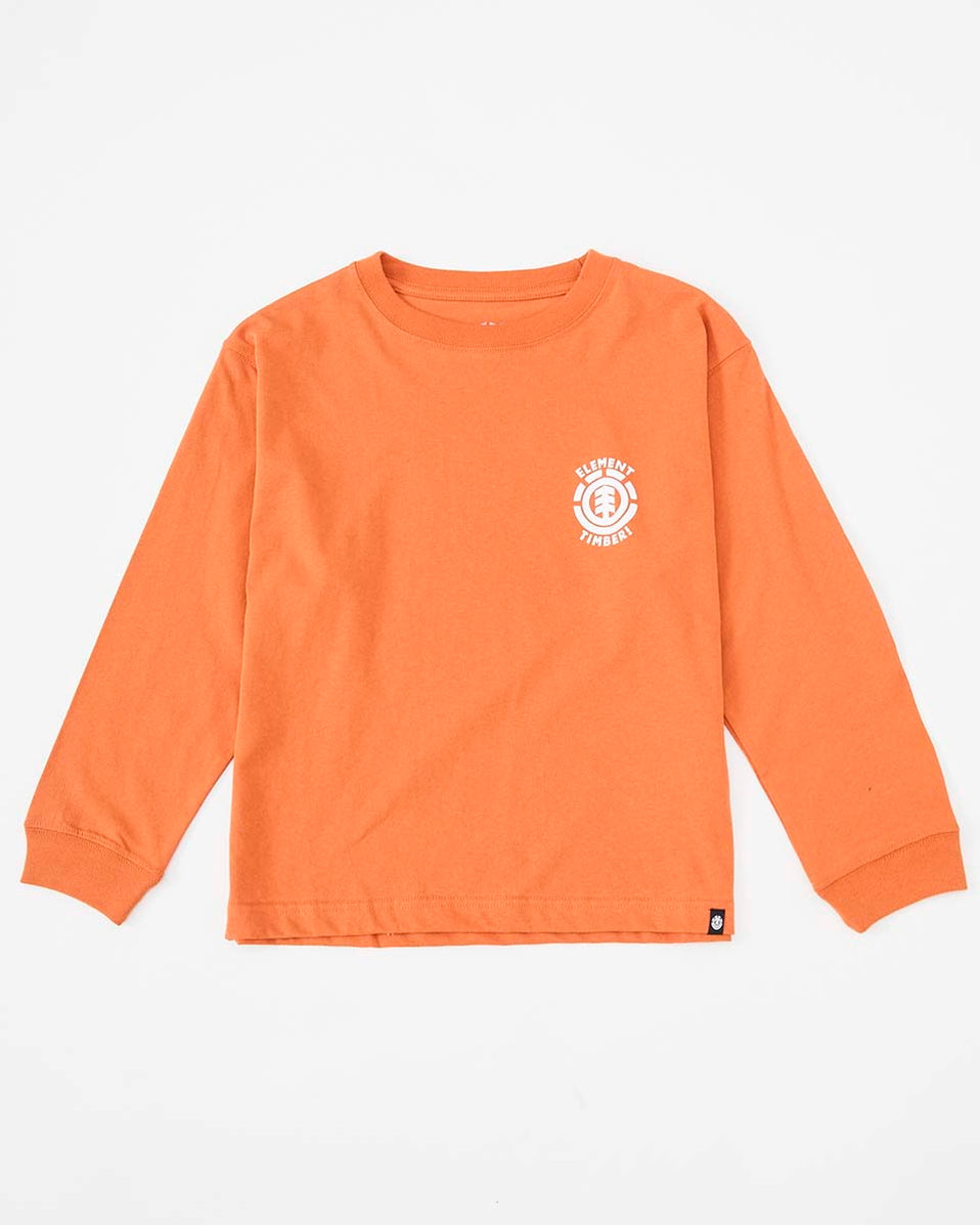 【OUTLET】ELEMENT キッズ TIMBER 3 LS YOUTH ロンT ORG 【2024年秋冬モデル】