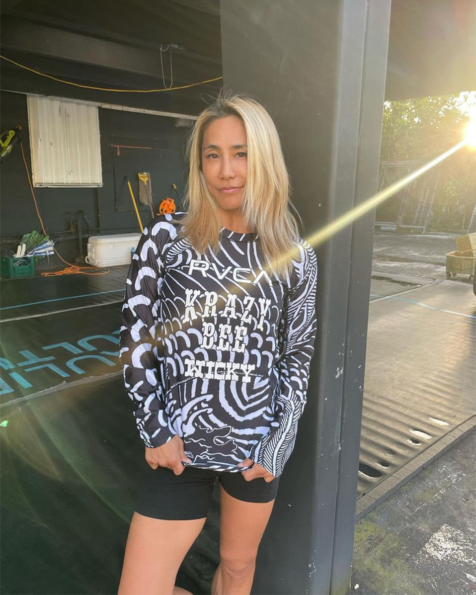 【OUTLET】RVCA SPORT メンズ 【KRAZY BEE】 KRAZY BEE FUSHICHOU RUSHGUARD ファイティ