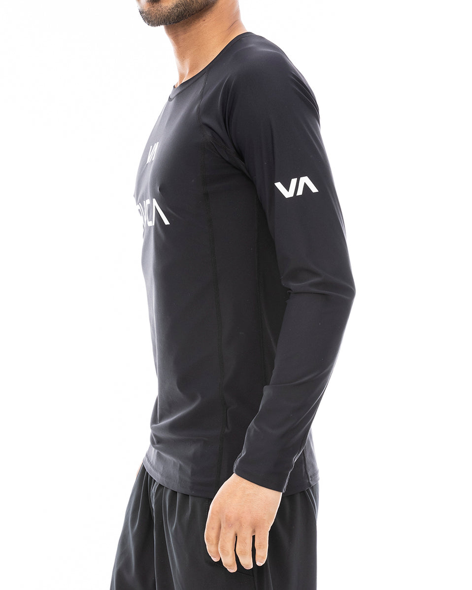 【OUTLET】RVCA メンズ RASHGUARD LS ラッシュガード 【2024年夏モデル】