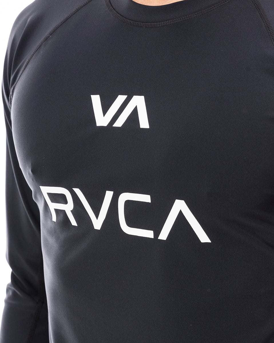 【OUTLET】RVCA メンズ RASHGUARD LS ラッシュガード 【2024年夏モデル】