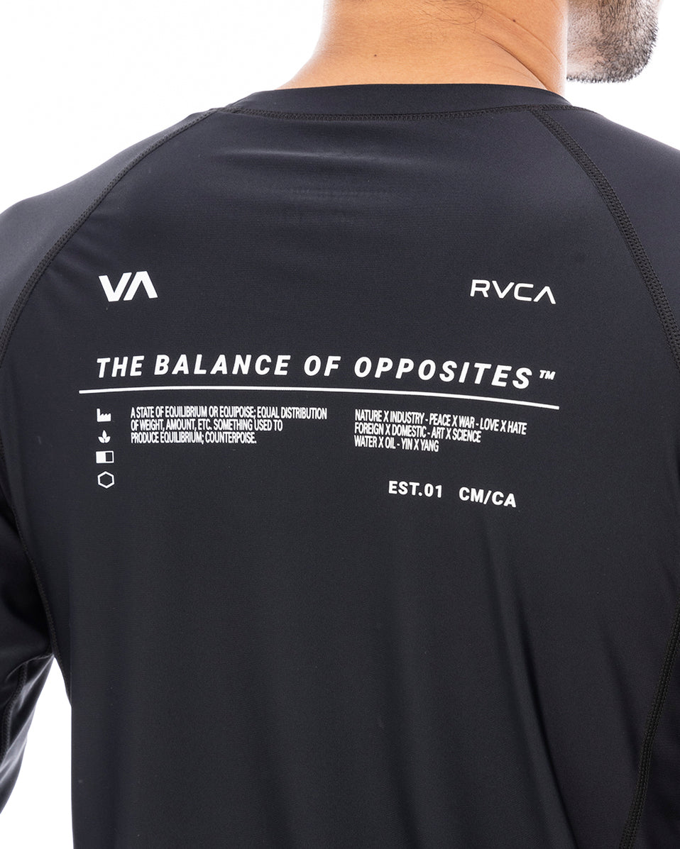 【OUTLET】RVCA メンズ RASHGUARD LS ラッシュガード 【2024年夏モデル】