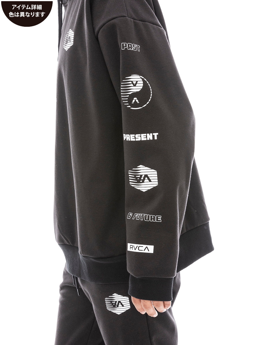 【OUTLET】RVCA メンズ ELEMENT STREAKS HD パーカー OWH 【2024年冬モデル】