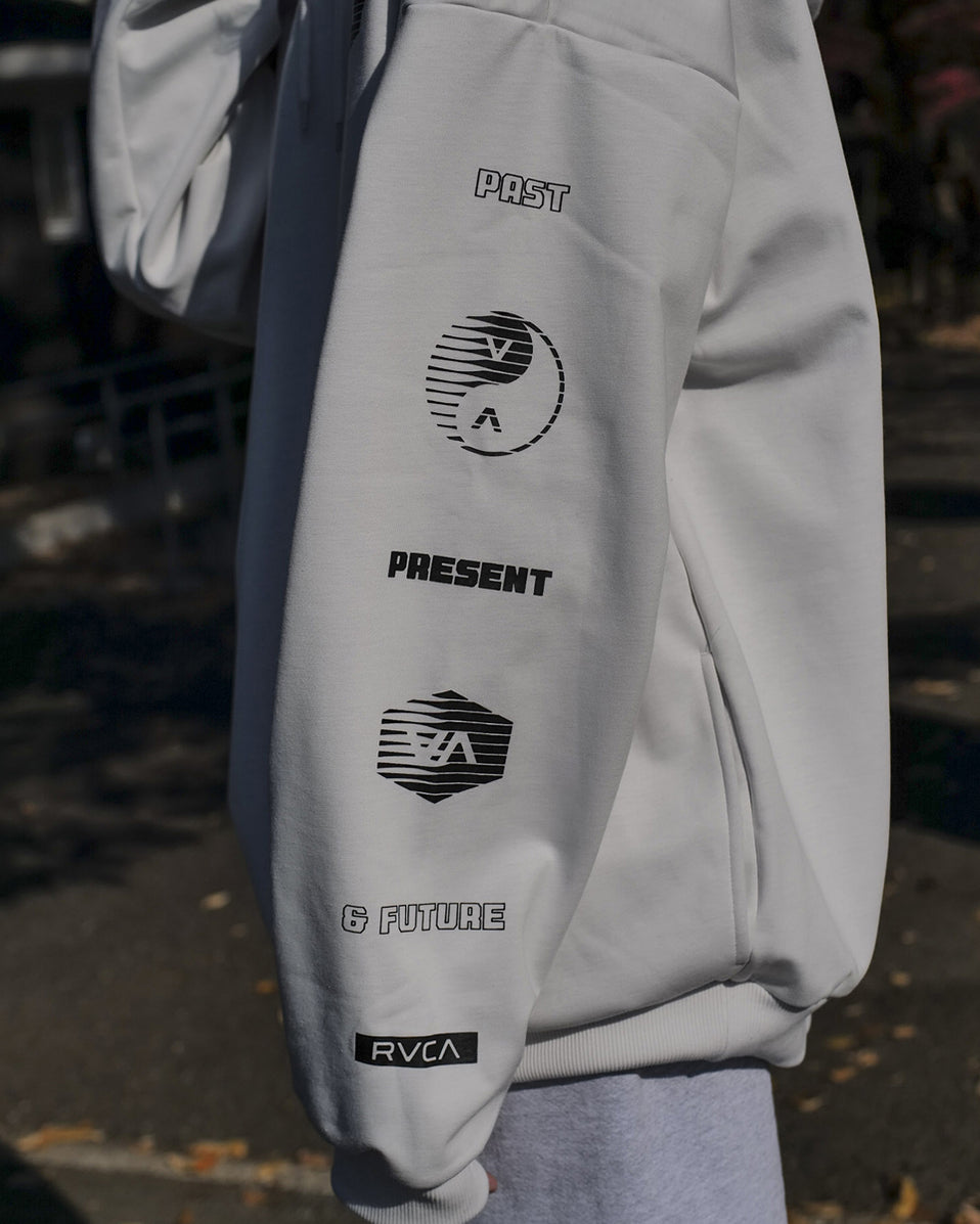 【OUTLET】RVCA メンズ ELEMENT STREAKS HD パーカー OWH 【2024年冬モデル】