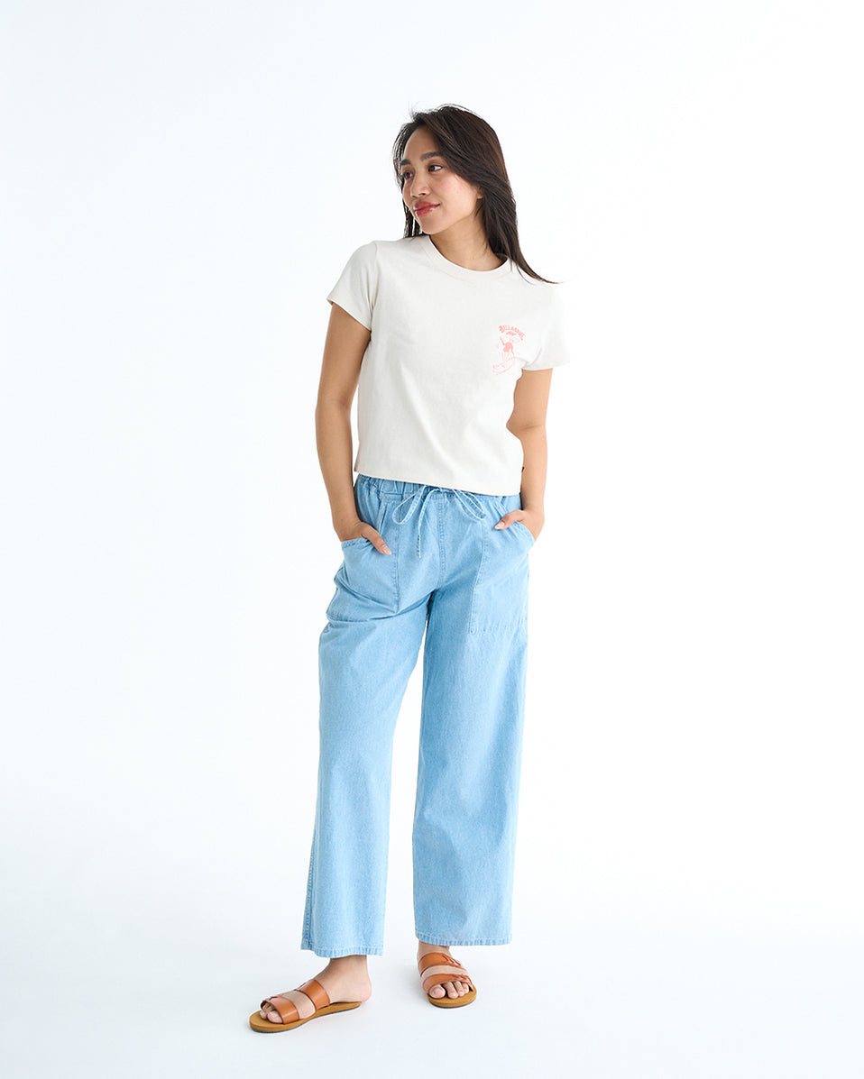 【OUTLET FAMILY SALE】BILLABONG レディース EASY ロングパンツ 【2025年春夏モデル】