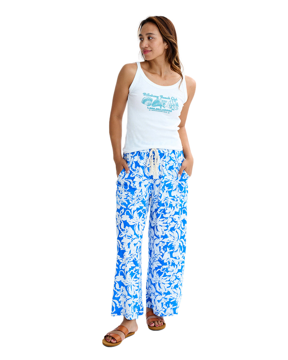 【OUTLET】BILLABONG レディース WIDE EASY LONG PANTS ロングパンツ 【2025年夏モデル】