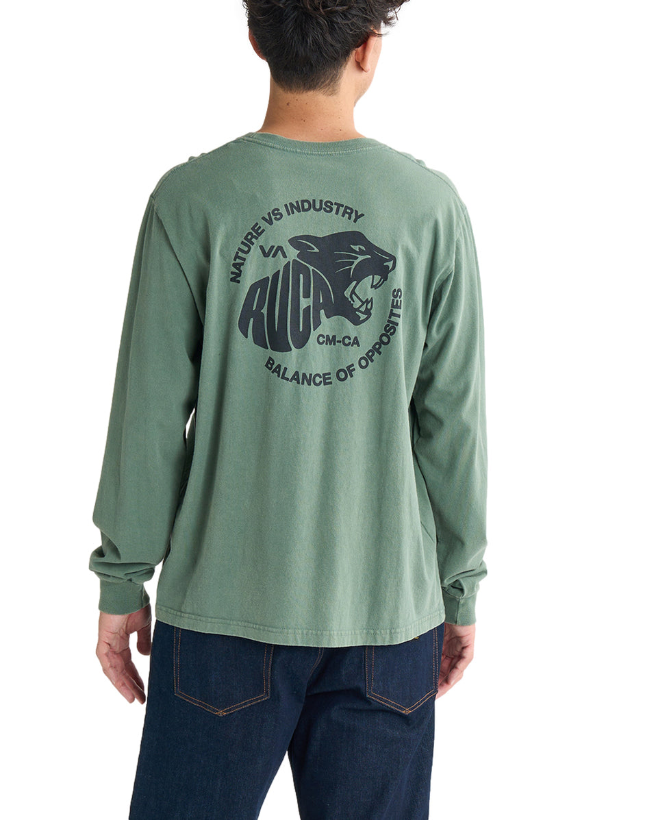 【OUTLET FAMILY SALE】RVCA メンズ TIGER WAVE LS ロンT 【2025年春夏モデル】