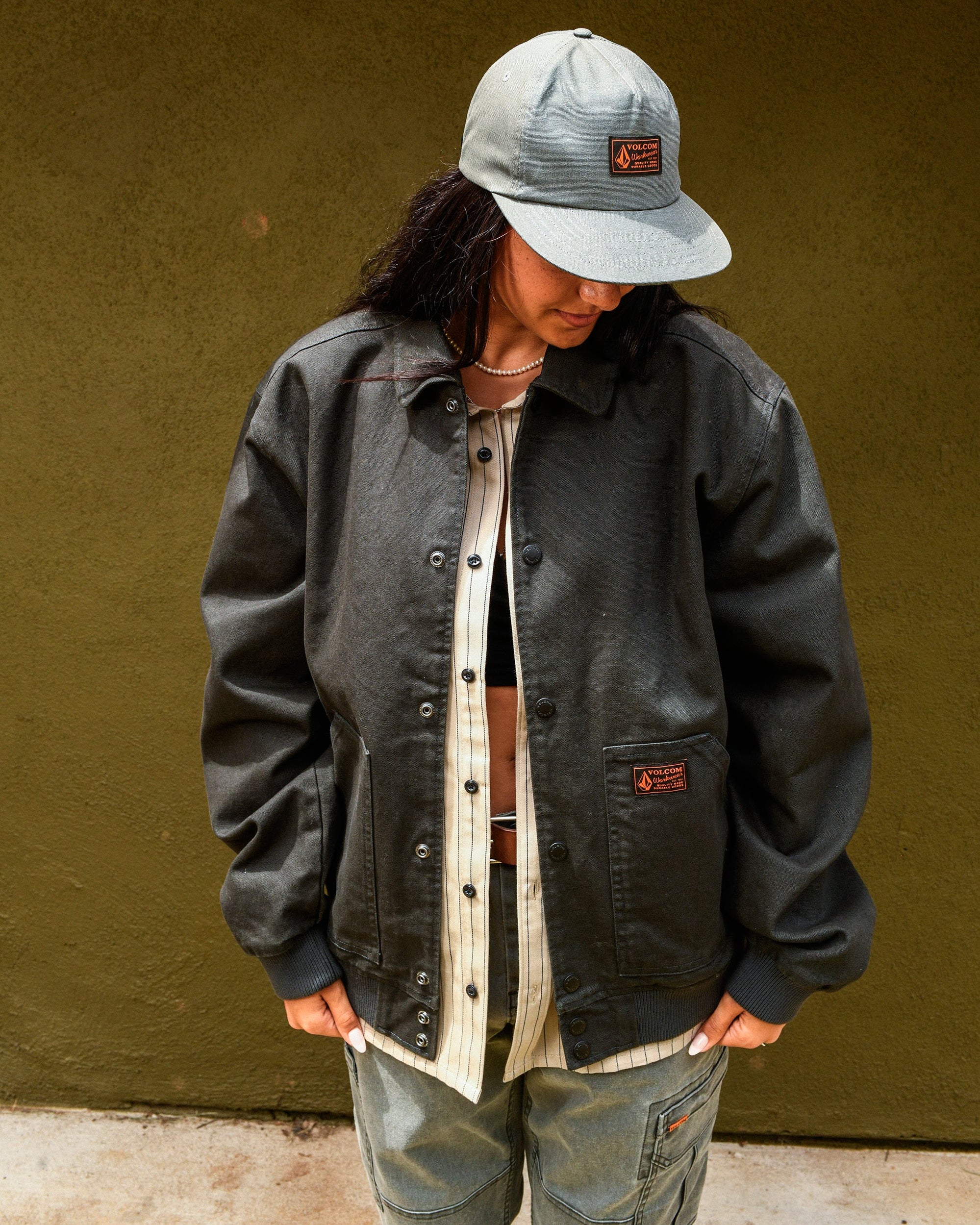 【OUTLET】VOLCOM Workwear Adjustable Hat - Stealth