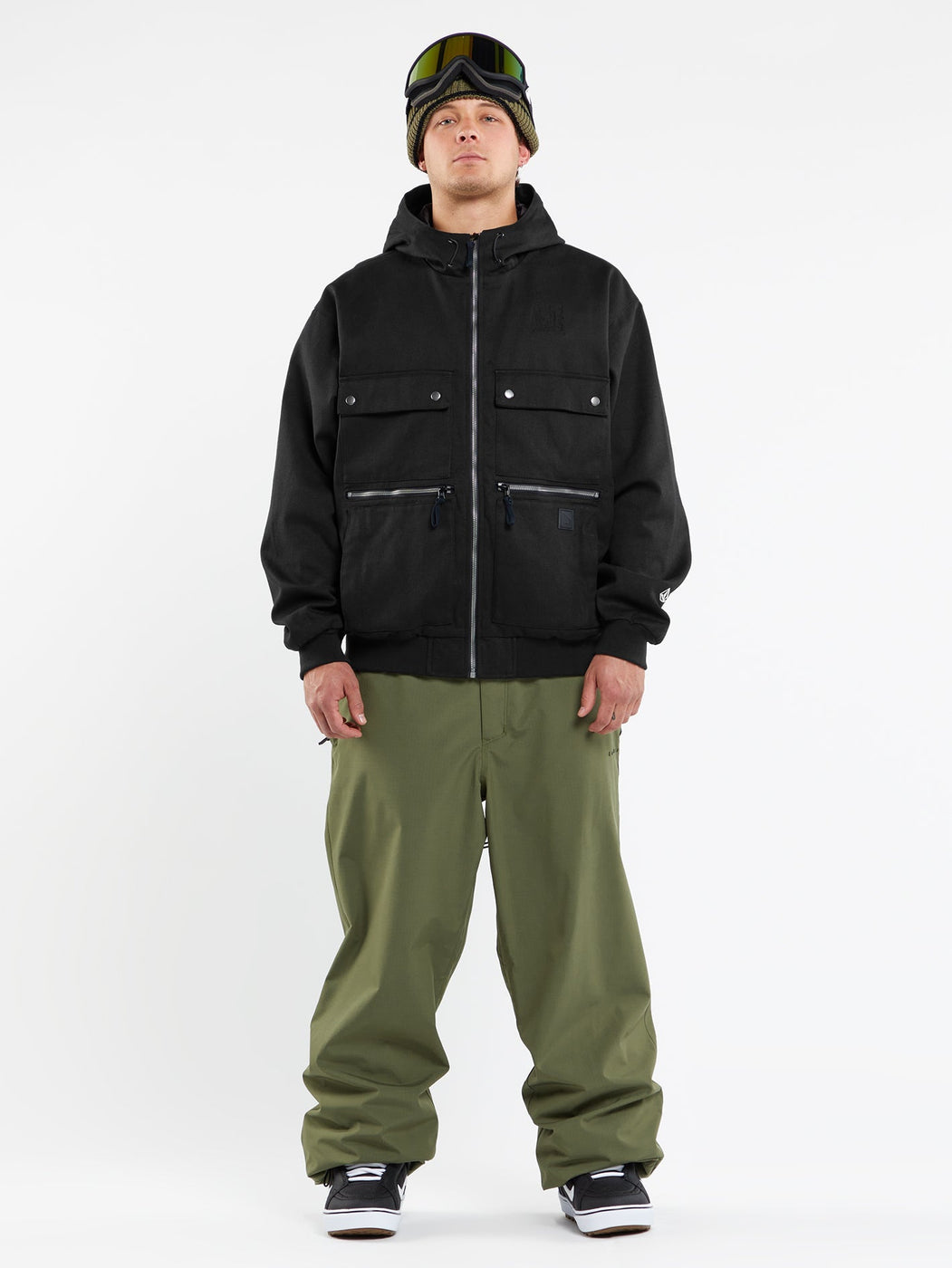 【OUTLET】Mens Volcom x Dustbox Pants - Military