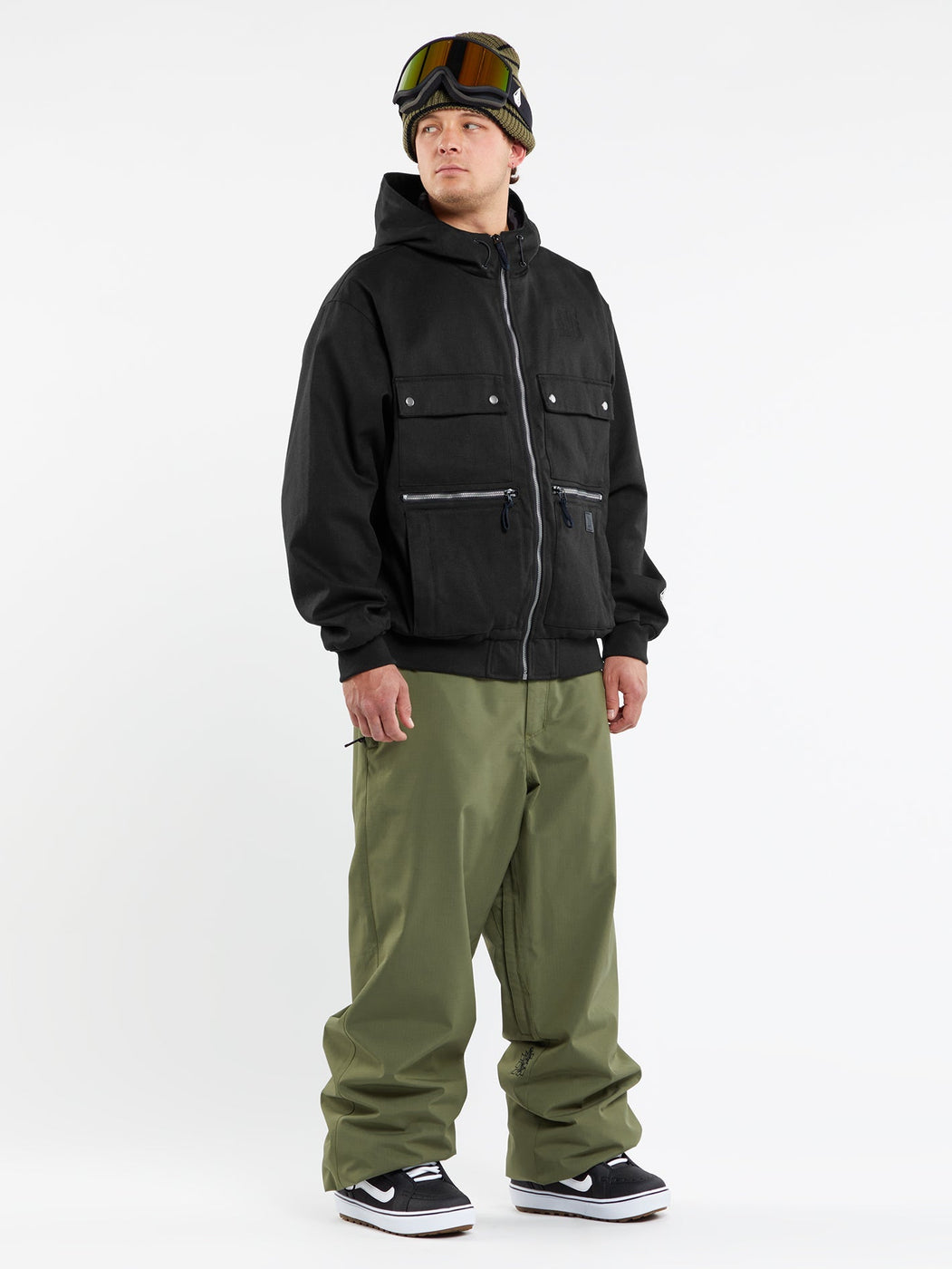 【OUTLET】Mens Volcom x Dustbox Pants - Military