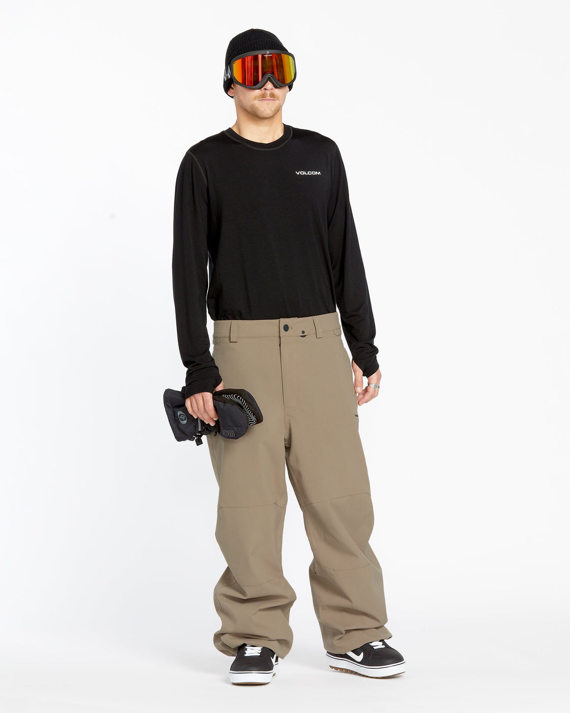 【OUTLET】VOLCOM Mens Snow Billow Pants - Chestnut Brown