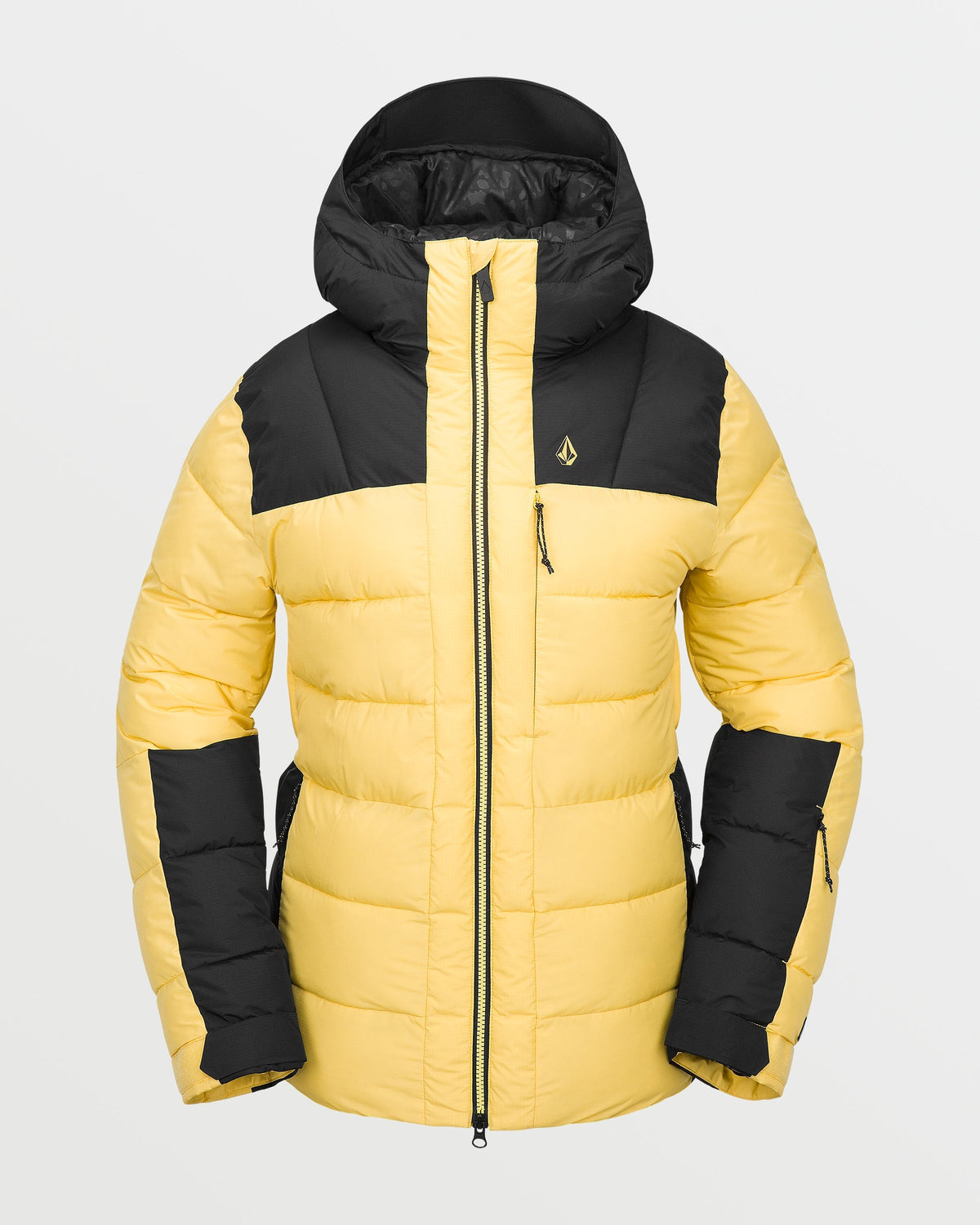 VOLCOM Womens Puffleup Jacket - Dark Yellow