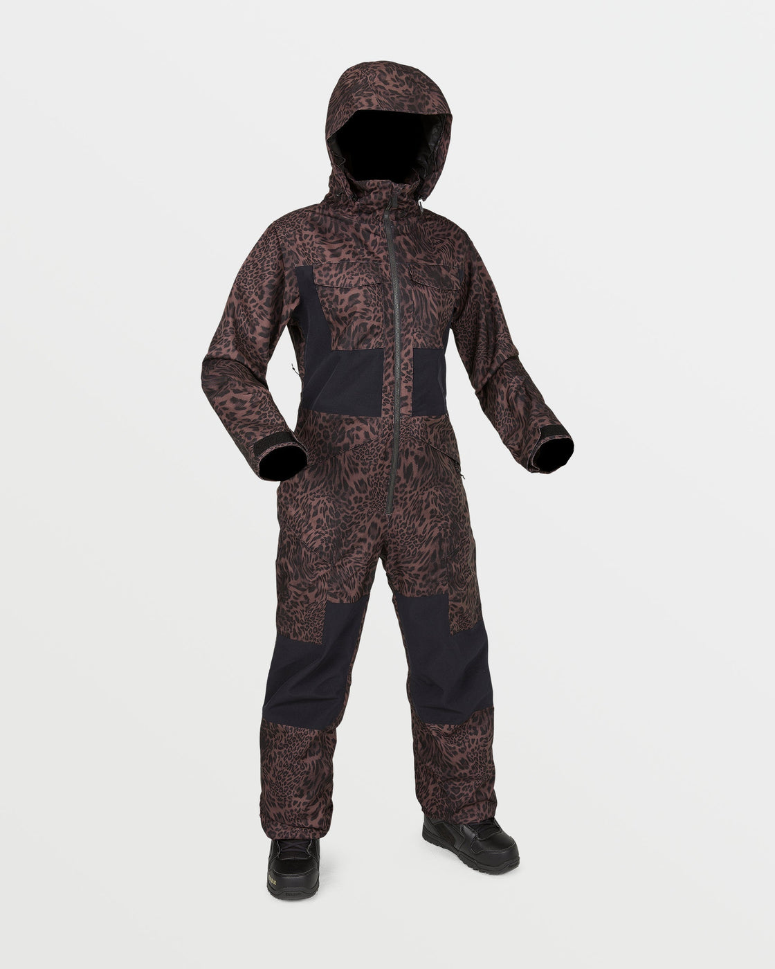 【OUTLET】VOLCOM Womens Shiloh Snow Suit - Leopard