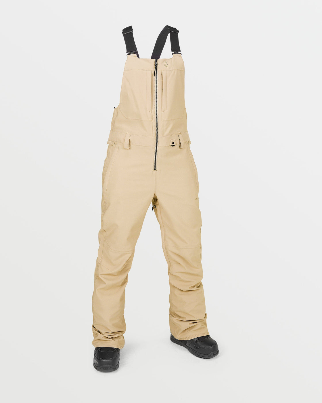 【OUTLET】VOLCOM Womens Swift Bib Overalls - Sand