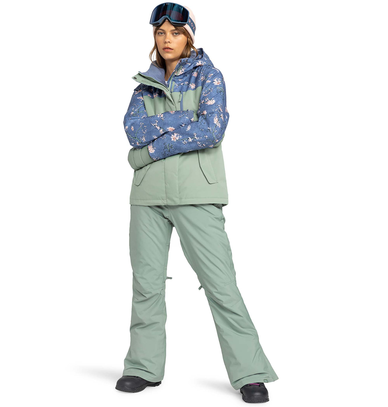 【OUTLET】【REGULAR FIT】10K ROXY JETTY BLOCK JK スノージャケット