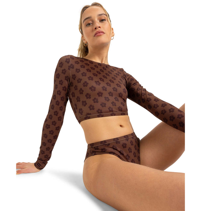 Roxy ROXY PRO NOSE RIDE CROP LYCRA ウィメンズ ラッシュガード