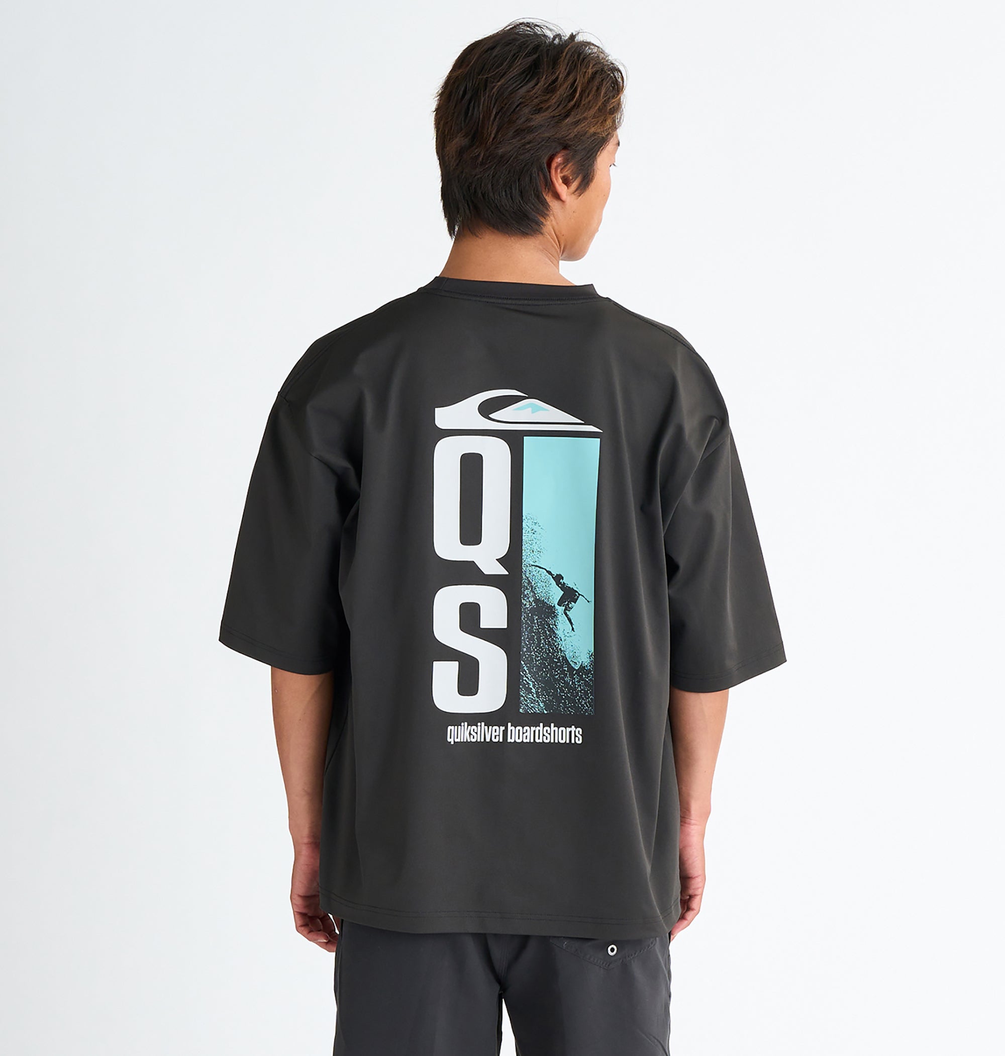 【OUTLET】Quiksilver GW QUIK DROP SS メンズ サーフTシャツ ラッシュガード