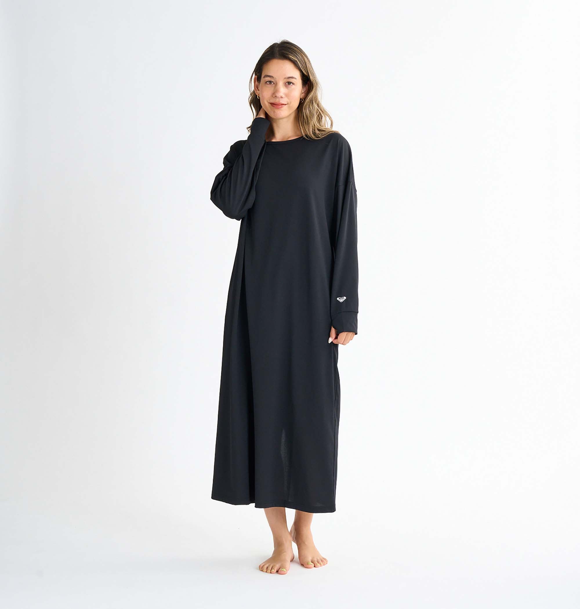 【OUTLET】Roxy OCEANIC BLUEPRINTS ウィメンズ ロングワンピース ラッシュガード