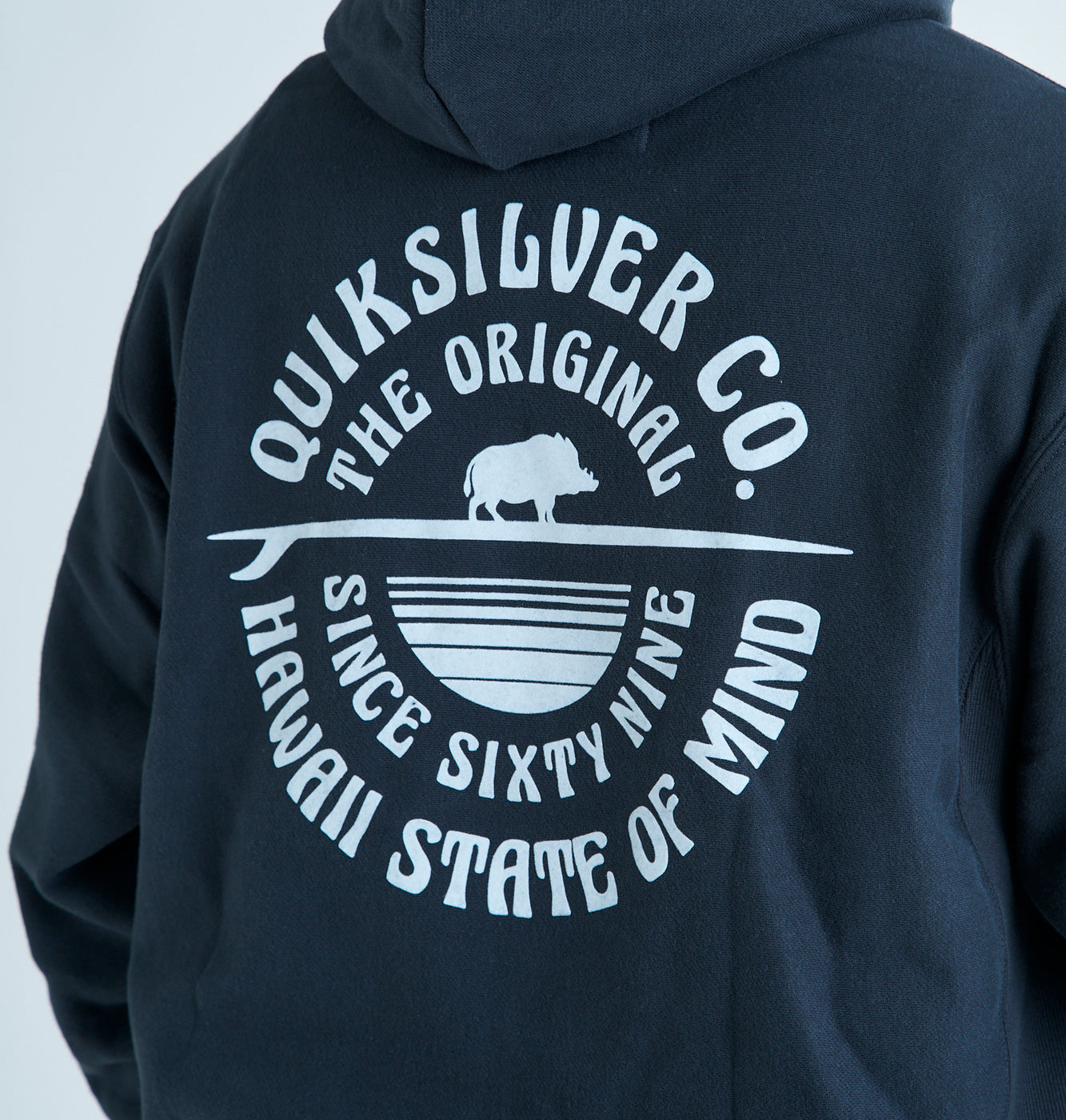 【OUTLET FAMILY SALE】Quiksilver BOARDWALK FLEECE HOODIE 裏起毛 パーカー フーディ メ