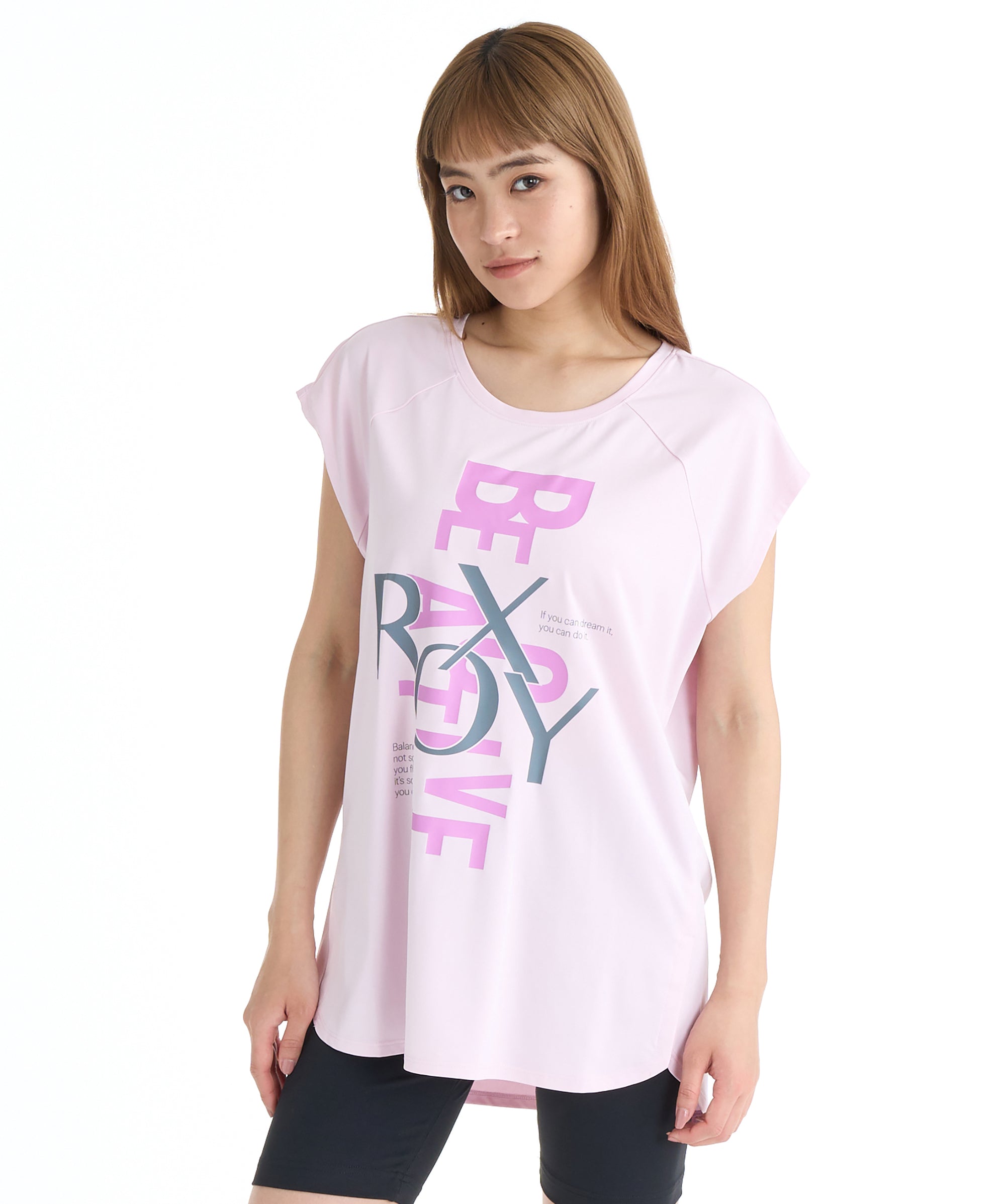 ROXY FITNESS OWN YOUR PACE Tシャツ /水陸両用/UVカット/Quik Dry 【2026年春夏モデル】