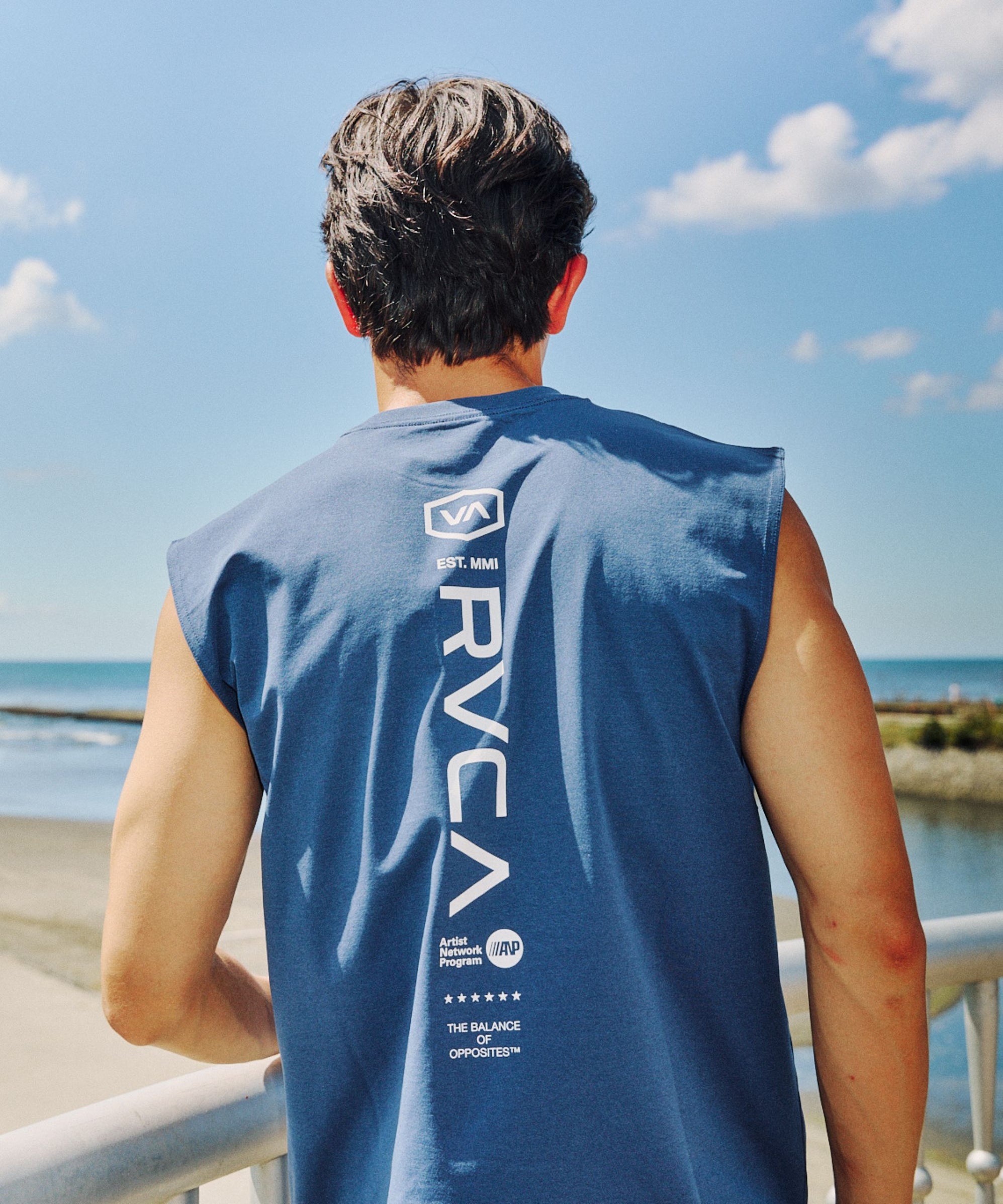 RVCA メンズ STARIGHT WAY SFTT サーフタンクトップ 【2026年春夏モデル】