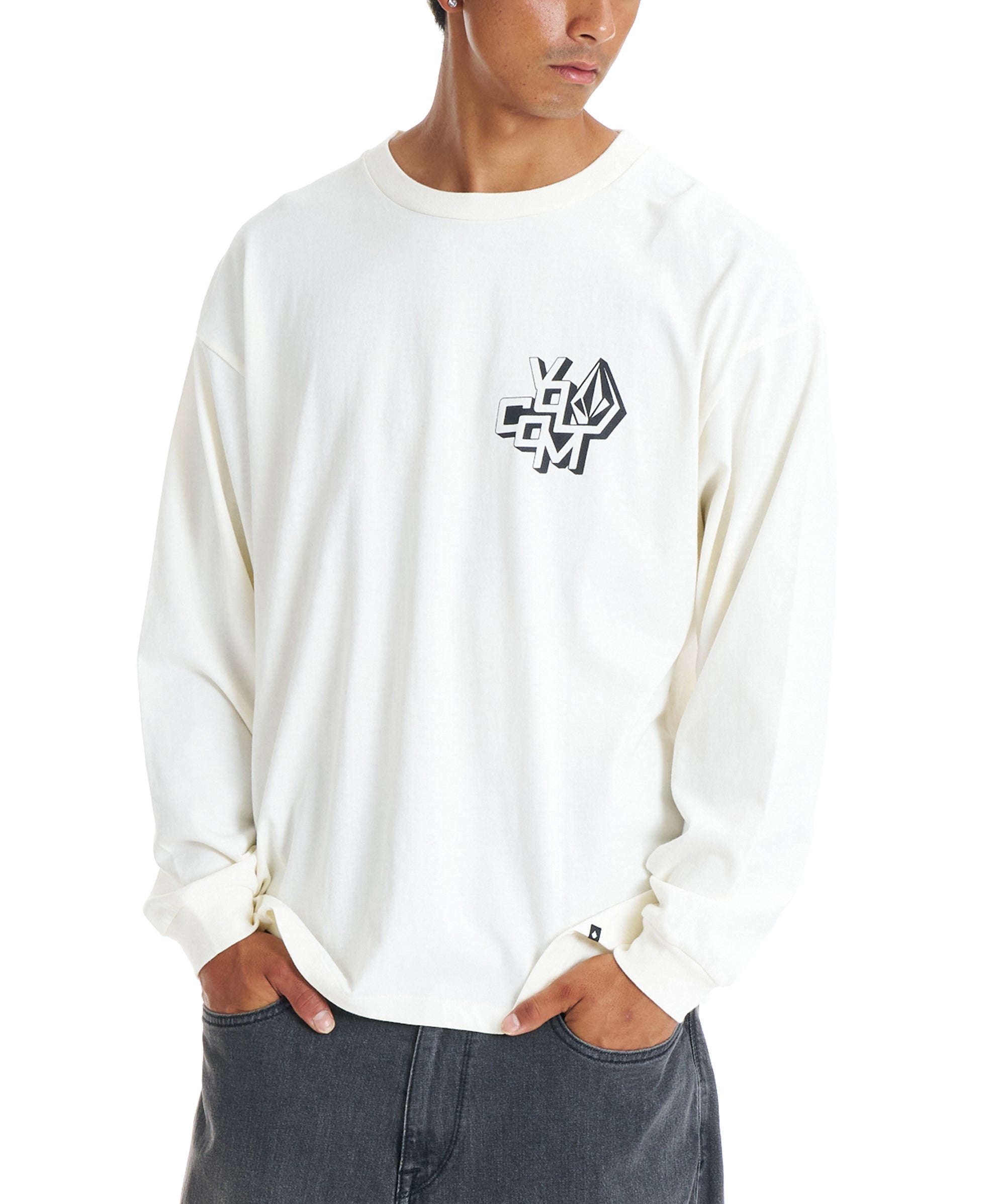 VOLCOM メンズ BACK GRAPHIC LS TEE ロンT 【2026年春夏モデル】