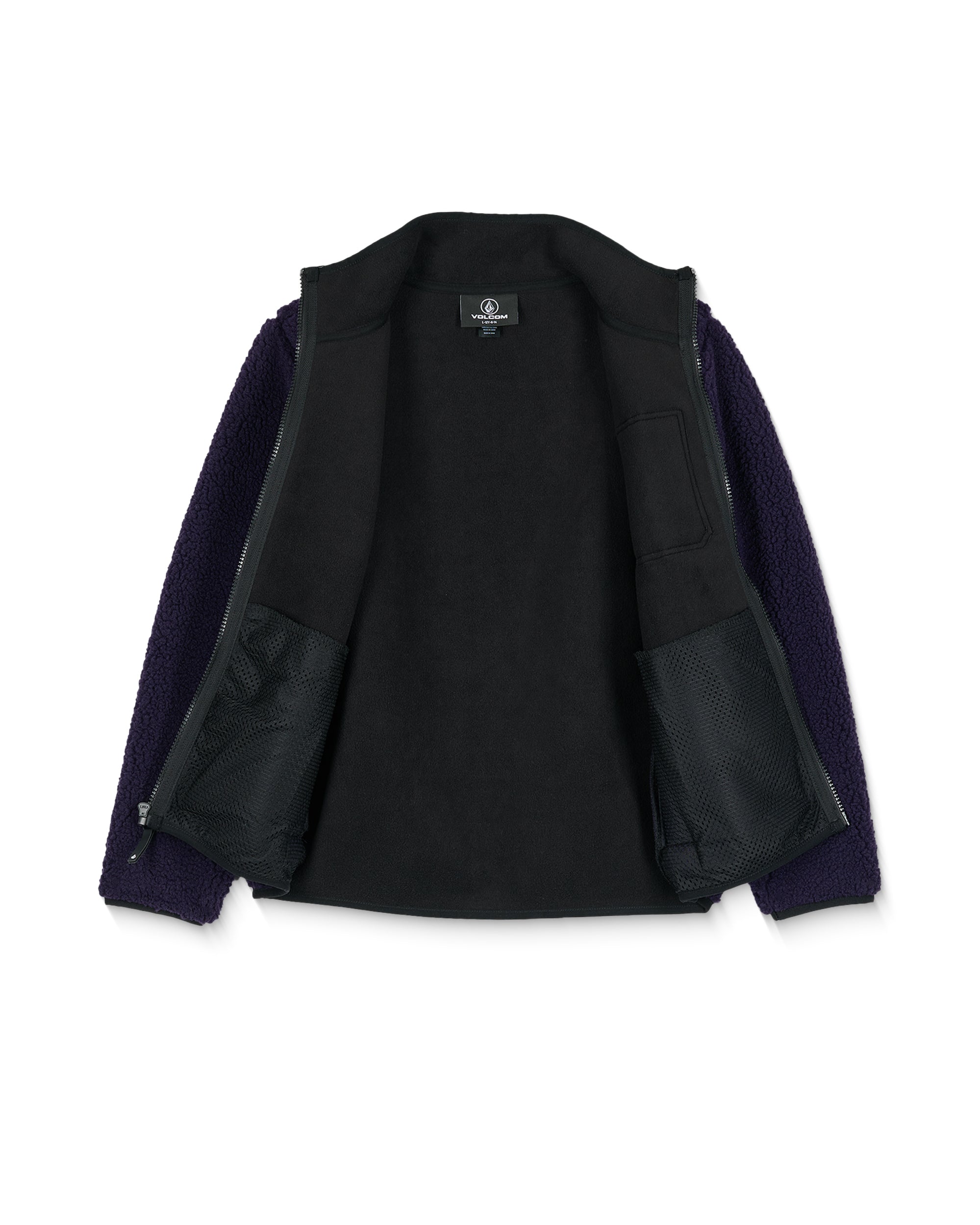 【OUTLET】VOLCOM キッズ MUZZER FUZZAR ZIP ジップアップパーカー