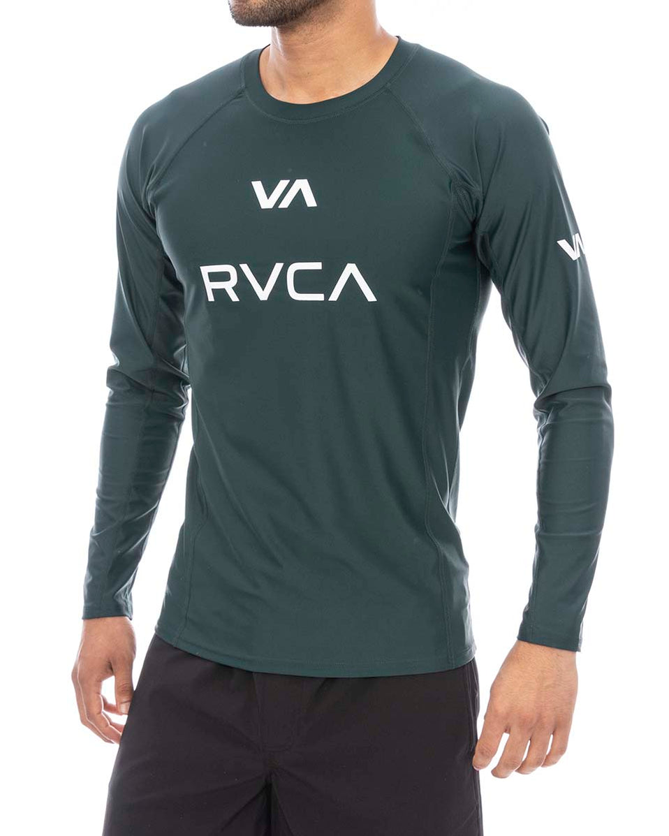 【OUTLET】RVCA メンズ RASHGUARD LS ラッシュガード 【2024年夏モデル】