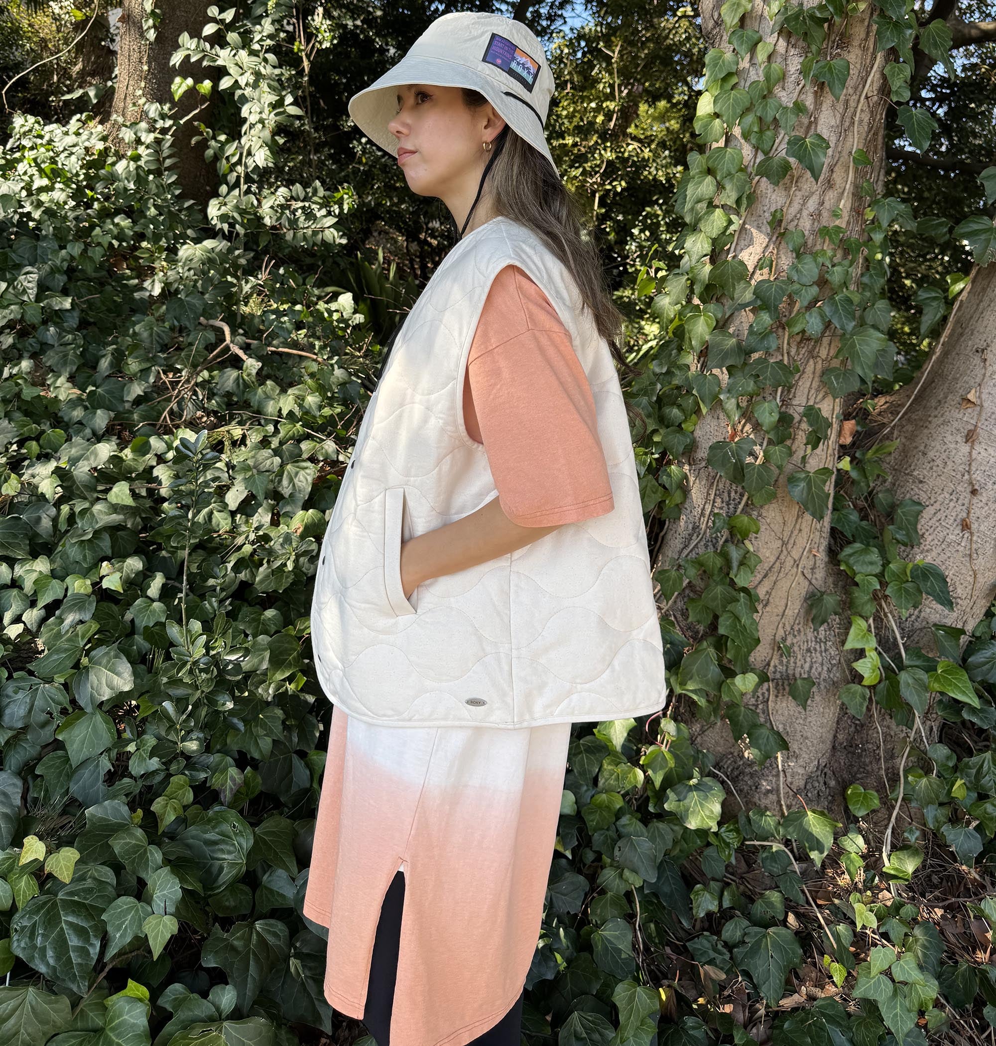 【OUTLET】Roxy UVカット 速乾 ワンピース IN THE MIST