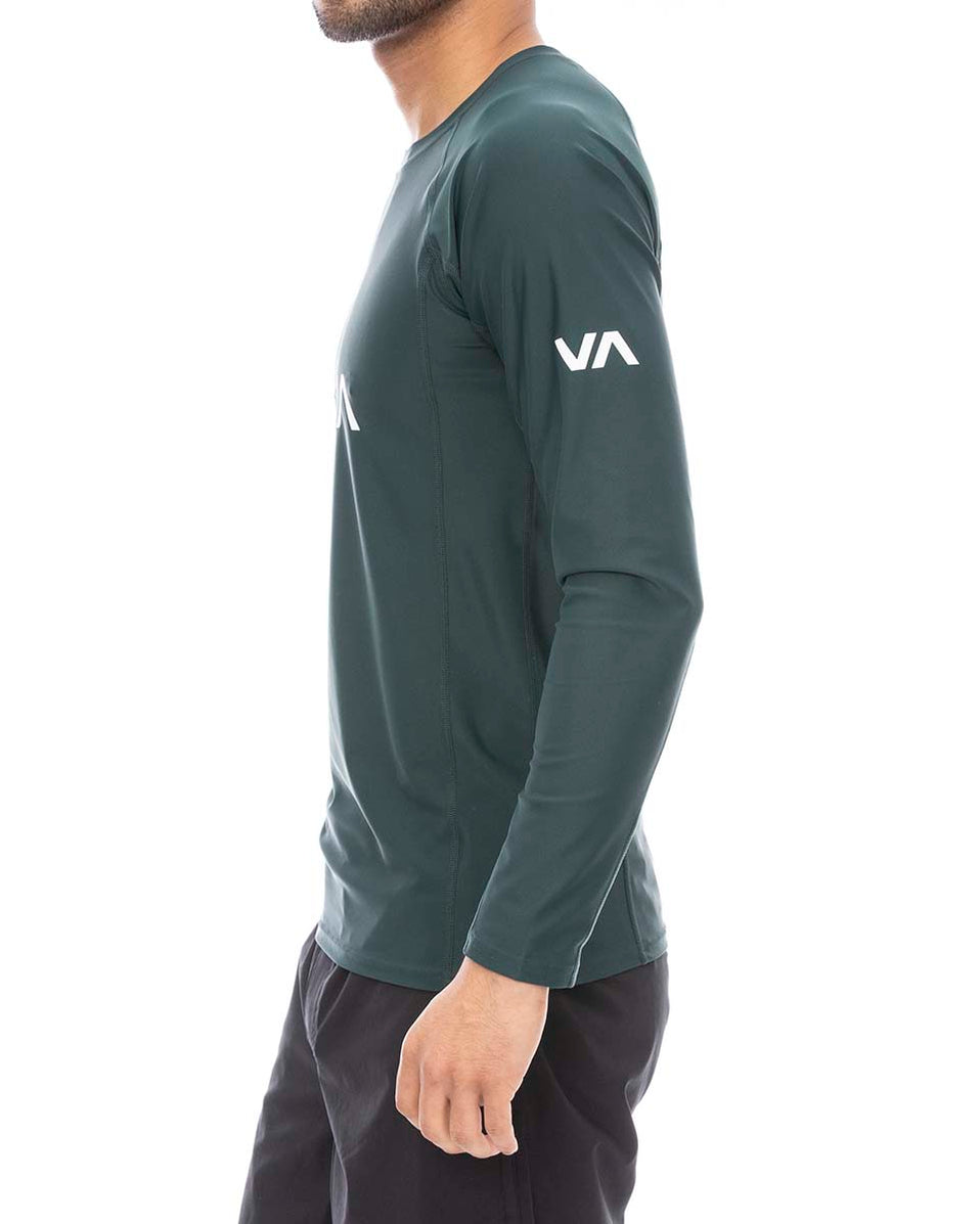 【OUTLET】RVCA メンズ RASHGUARD LS ラッシュガード 【2024年夏モデル】
